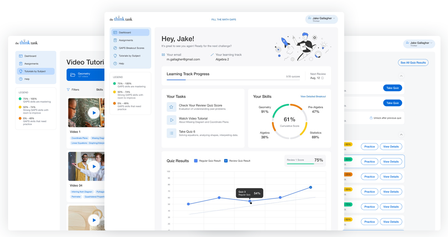FILL THE MATH GAPS – Schools | The Think Tank